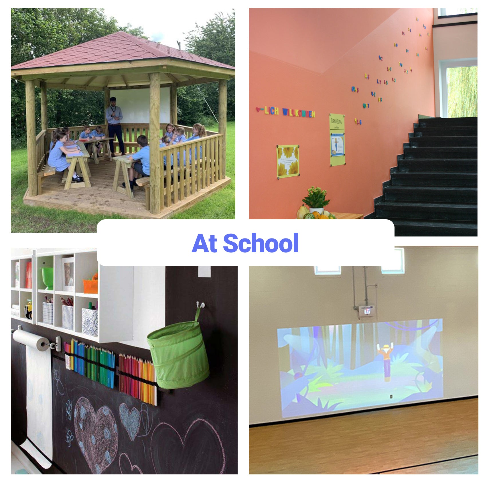 At School – ScribbleWall