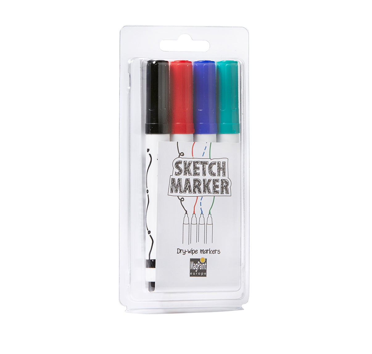 SketchPaint Whiteboard Maker Pens | ScribbleWall by Green Monkey