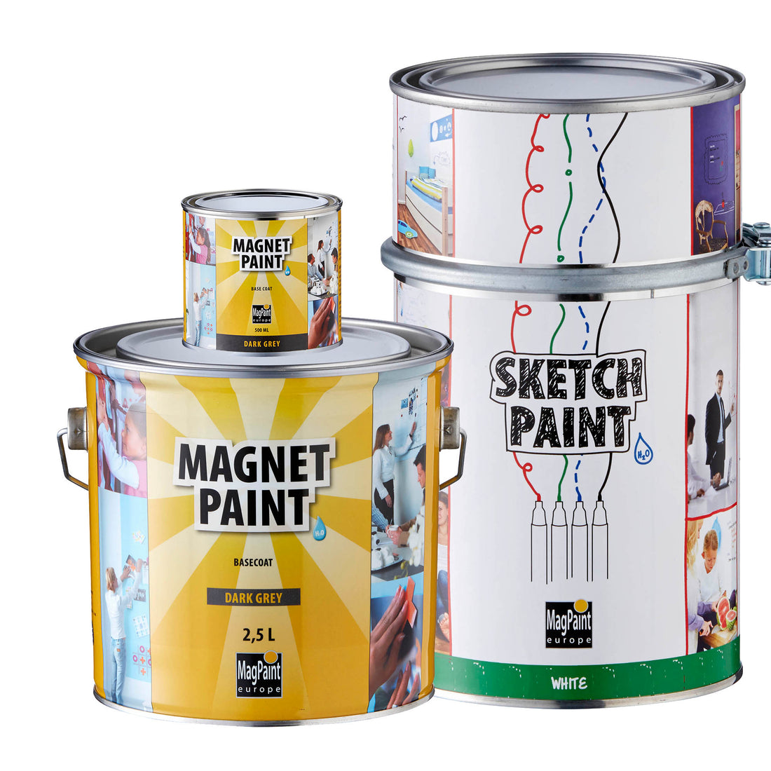 Magnetic SketchPaint Whiteboard Paint – ScribbleWall